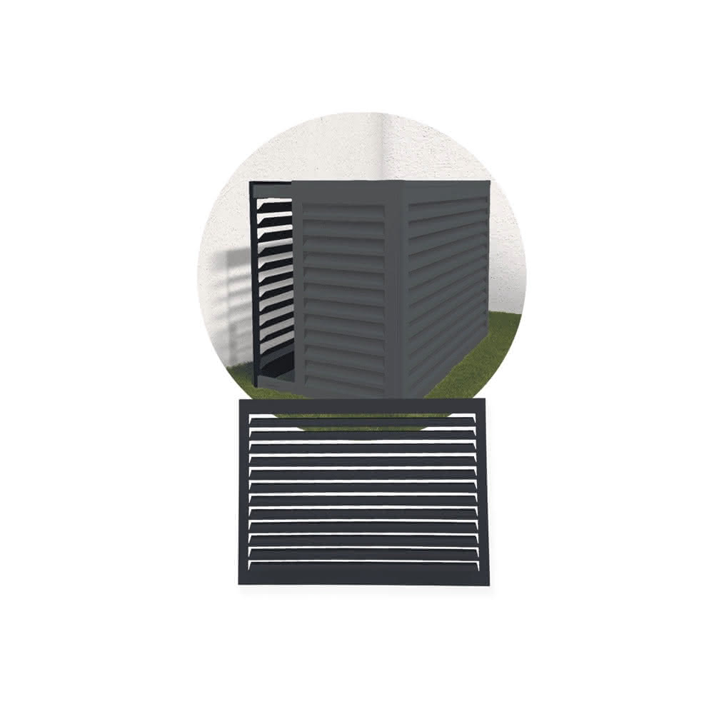 Installationsmaterial / Gestelle & Gehäuse / DECOCLIM Rückseite zu ...