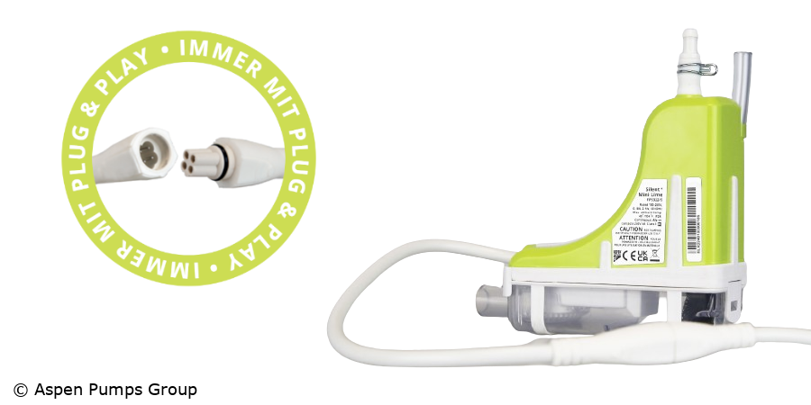 Aspen Pumps: Installation Silent+ Mini Lime | Frigo-News | Frigotechnik ...